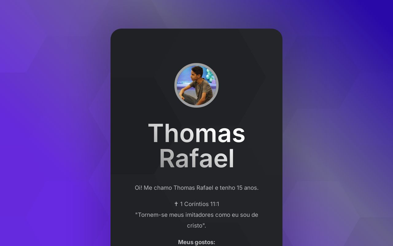 Thomas Rafael zzx (Perfil)